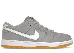 Nike Dunk Low Pro Iso Orange Label Gum - Wolf Grey/white