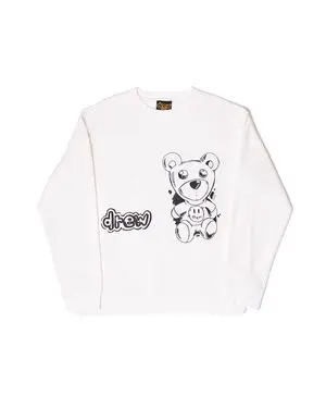 Drew House Theordore Sketch Crewneck Sweatshirt - Off/white