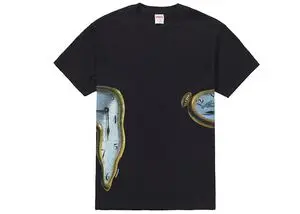 Supreme The Persistence Of Memory Tee Shirt - Black