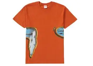 Supreme The Persistence Of Memory Tee Shirt - Rust