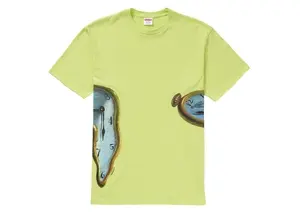 Supreme The Persistence Of Memory Tee Shirt - Neon Green