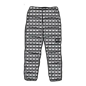 Supreme The North Face Studded Nuptse Pant - Black