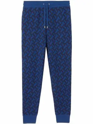 Burberry Tb Monogram Pattern Sweatpants