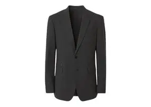 Burberry Stretch Wool Tailored Jacket