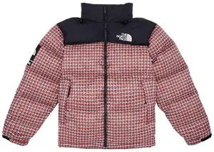 Supreme Studded Nuptse Jacket - Red