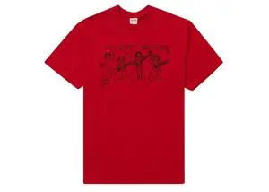 Supreme The Velvet Underground Drawing Tee Shirt - Red