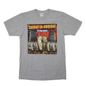 Supreme The War Report Tee Shirt - Heather Grey