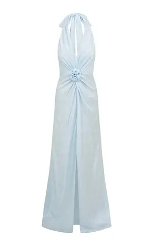 LoveShackFancy Lowry Rosette-detailed Gown