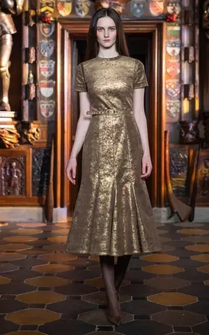 green emerald velvet dress Lena Hoschek Vitamin D Dress
