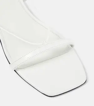 TOTEME Leather Sandals - White
