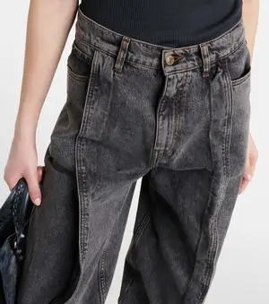 Y/project Paneled Straight Leg Jeans