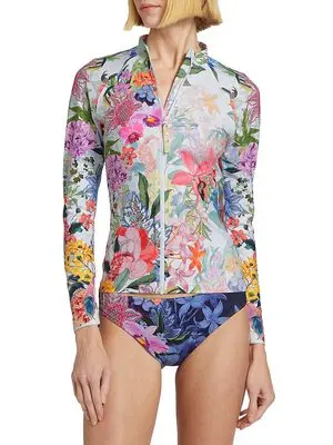 Johnny Was Neon Jungle Rashguard