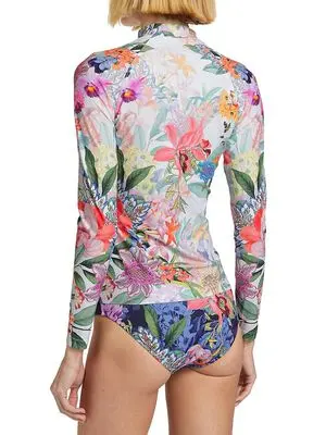 Johnny Was Neon Jungle Rashguard