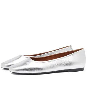 VAGABOND SHOEMAKERS Jolin Metallic Leather Ballet Pump