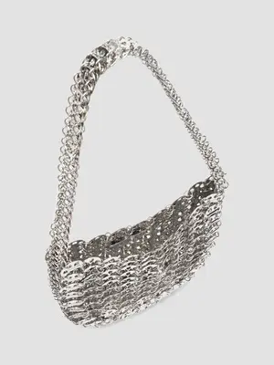 Rabanne 1969 Moon Shoulder Bag - Silver