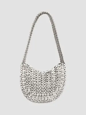 Rabanne 1969 Moon Shoulder Bag - Silver