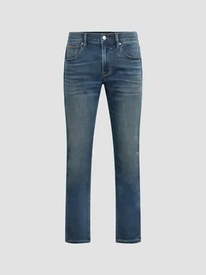 Hudson Jeans Blake Stretch-cotton-blend Straight-leg Jeans - Riptide