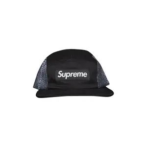 Supreme Snakeskin Mesh Camp Cap - Black