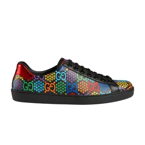 Gucci Ace Gg Supreme Low Top Sneakers - Black