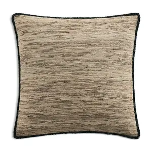 Donna Karan New York Home Mother Of Pearl Decorative Pillow, 16 X 16 - Black