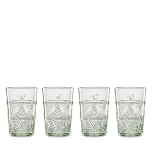 LENOX Butterfly Meadow Tall Glass, Set Of 4 - Green