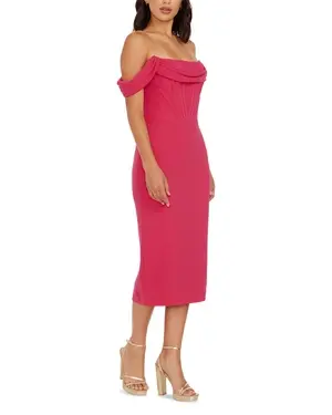 Dress The Population Vickie Dress - Begonia