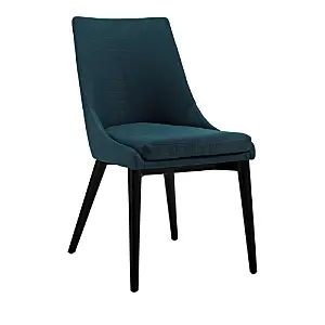 MODWAY Viscount Fabric Dining Chair Azure