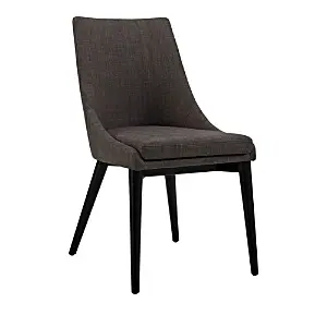 MODWAY Viscount Fabric Dining Chair Brown