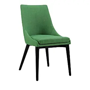 MODWAY Viscount Fabric Dining Chair Kelly Gree
