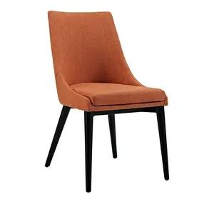 MODWAY Viscount Fabric Dining Chair Orange