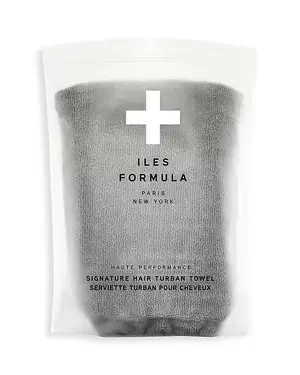 ILES FORMULA Hair Turban Towel - Grey