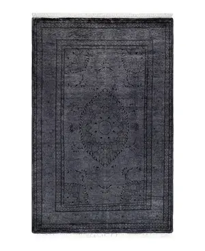 Bloomingdale'S Fine Vibrance M1020 Area Rug, 4'1 X 6 - Gray