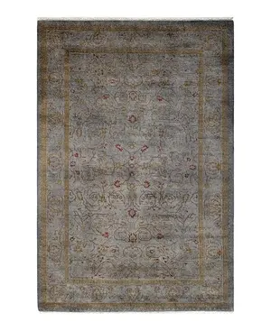 Bloomingdale'S Fine Vibrance M1543 Area Rug, 4'3 X 6'4 - Gray