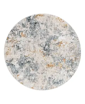 Livabliss Laila Laa-2315 Round Area Rug, 6'7 X 6'7 - Teal
