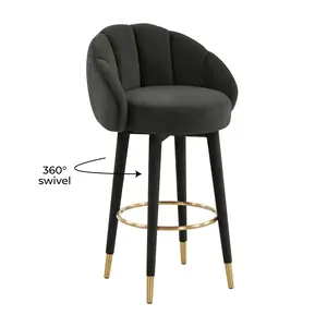 TOV FURNITURE Myla Swivel Bar Stool