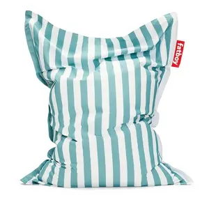FATBOY Original Slim Outdoor Bean Bag Chair - Stripe Azur