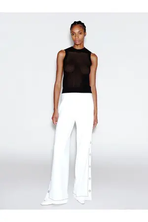 Rosetta Getty Mesh Pointelle Shell