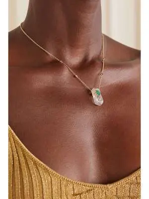 Jacquie Aiche 14-karat Multi-stone Necklace