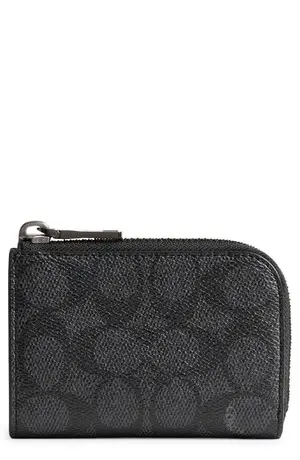 COACH® Logo Monogram Coated Canvas Wallet