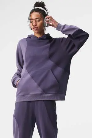 Alo Yoga Make Waves Hoodie - Italian Plum Tonal