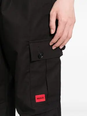 Hugo Logo-appliqué Cargo Trousers