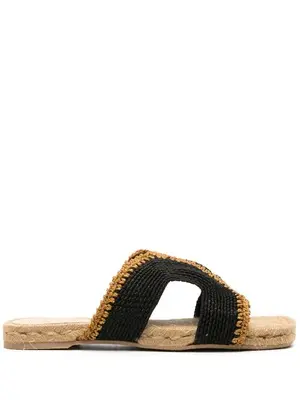 CastaÑer Pura Lurex Flat Sandals