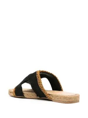 CastaÑer Pura Lurex Flat Sandals