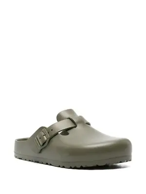 BIRKENSTOCK Boston Buckled Slippers - Green