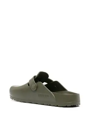 BIRKENSTOCK Boston Buckled Slippers - Green