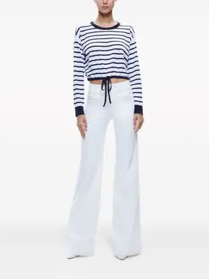 Alice + Olivia Bernetta Striped Top