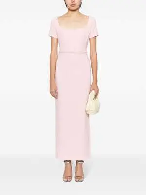 Staud Anya Square-neck Crop Blouse