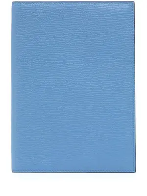 Smythson Ldw Evergreen Notebook - Blue