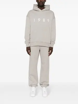 1989 STUDIO Logo-appliqué Cotton Track Trousers