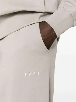 1989 STUDIO Logo-appliqué Cotton Track Trousers